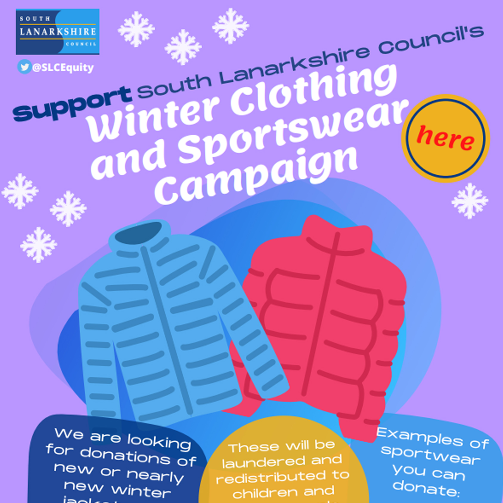 SLC Winter Clothing Campaign 2021 Strathaven Academy